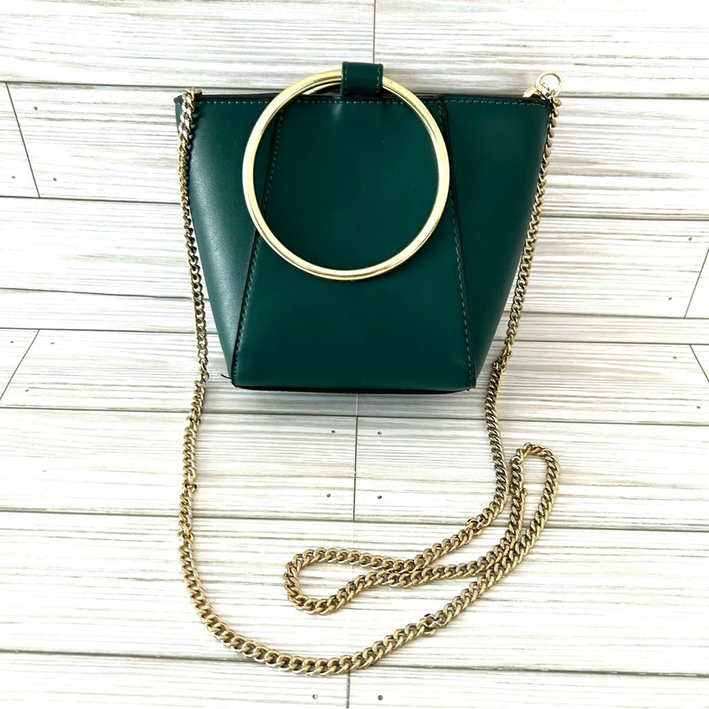 Co-Lab Colab Crossbody Convertible Bucket Hand Bag Ba… - Gem